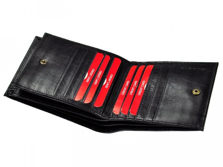 Ronaldo Leather Man Wallet Black | Wallets.ie