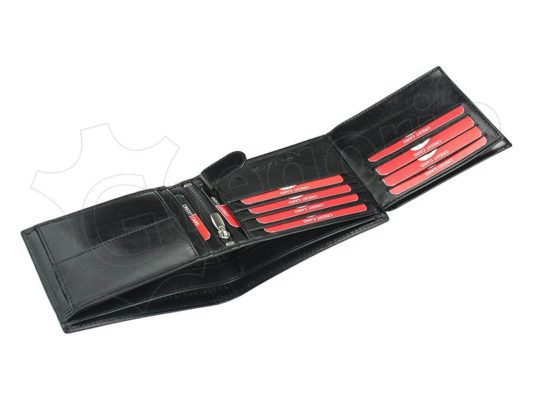 Ronaldo Man Leather Wallet Black RFID SECURE – N992L-VT | Wallets.ie