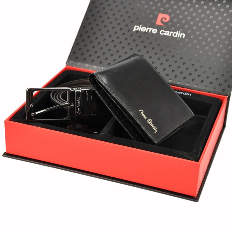 Pierre Cardin Man Leather Wallet with Leather Belt 125cm Gift Set – ZG ...