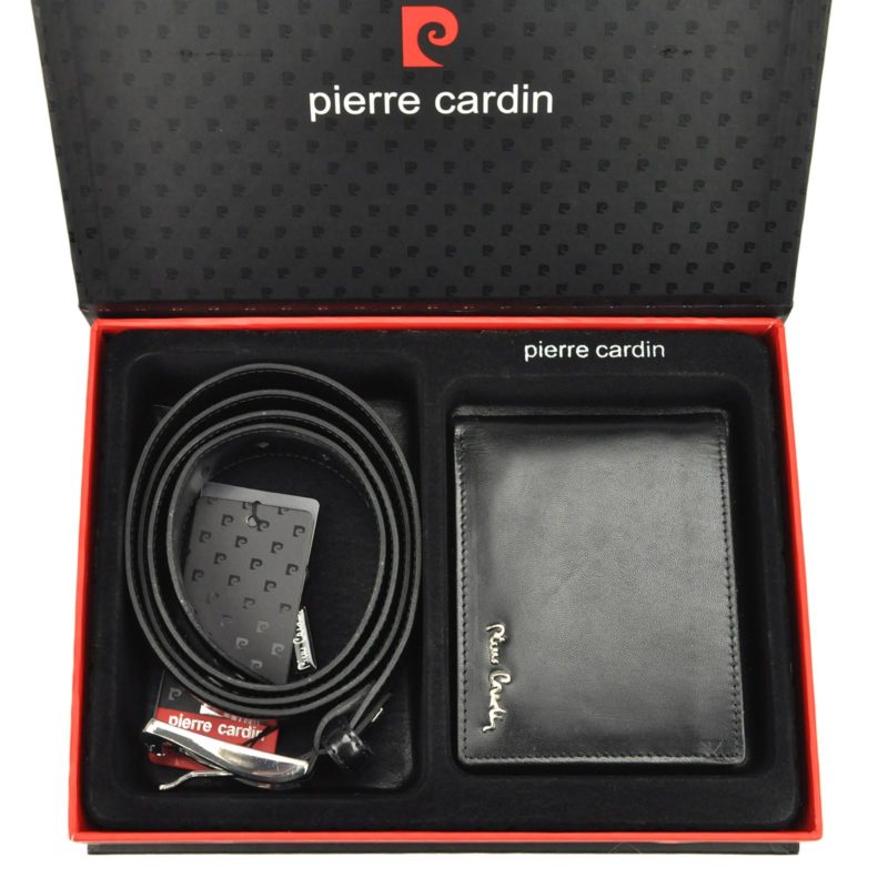 Pierre Cardin Man Leather Wallet with Leather Belt 115cm Gift Set – ZG ...